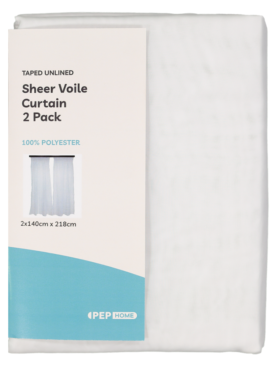 Shop Curtains & Blinds - Sheer Curtains at PEP