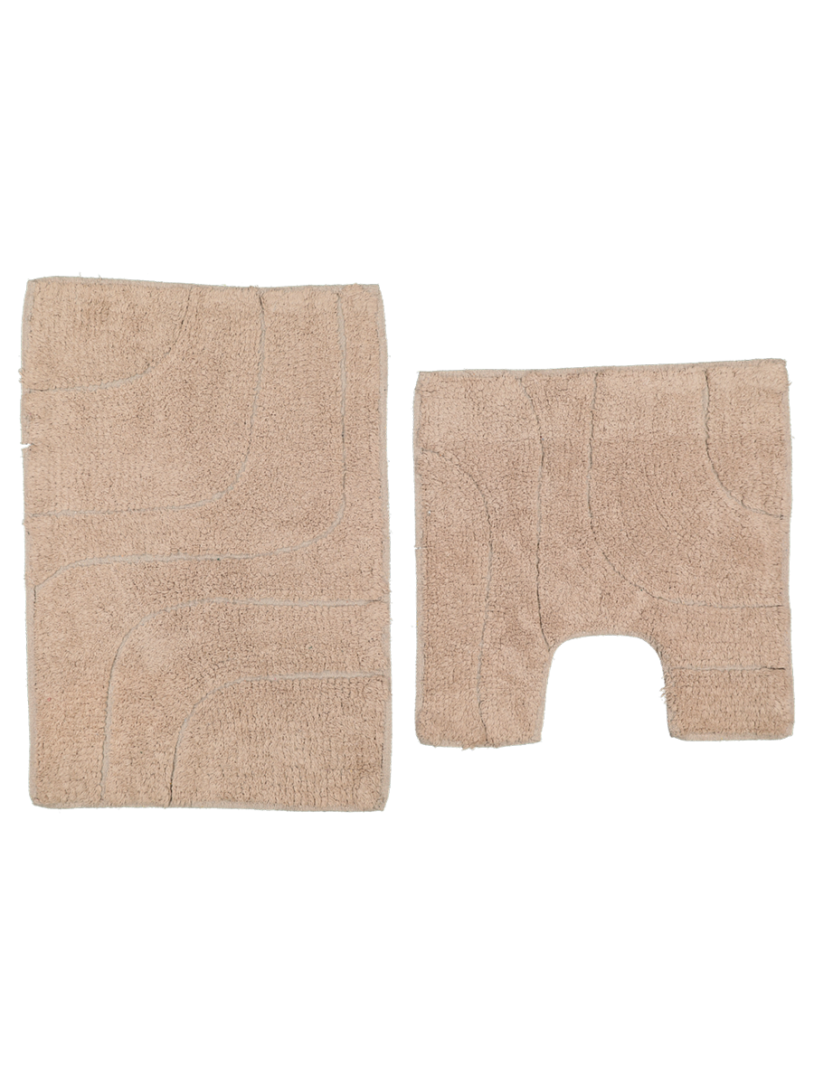 2 Piece Tufted Mat Set Taupe | Home | PEP