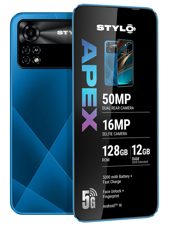 Stylo Apex 5G 128Gb Ocean Blue | Cellular | PEP