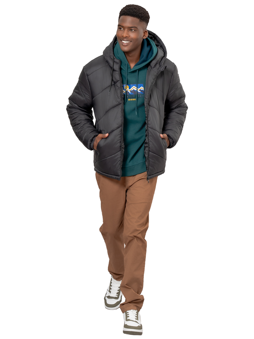 Black Puffer Jacket - Jackets & Coats | PEP