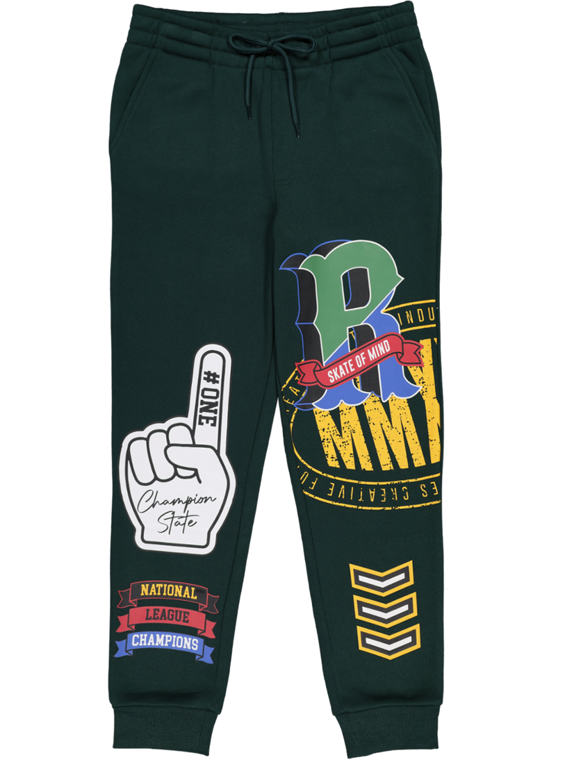 Graphic Track Pants - Bottoms & Jeans | PEP
