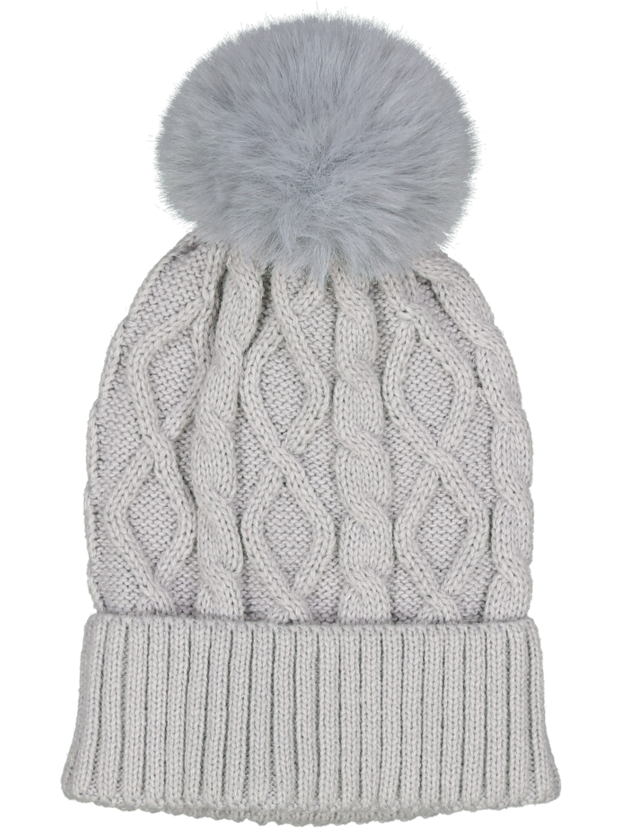 Grey Fluffy Gloves - Hats, Beanie & Gloves | PEP