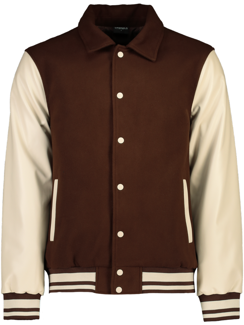 Colour Block Baseball Jacket - Jackets & Coats | PEP