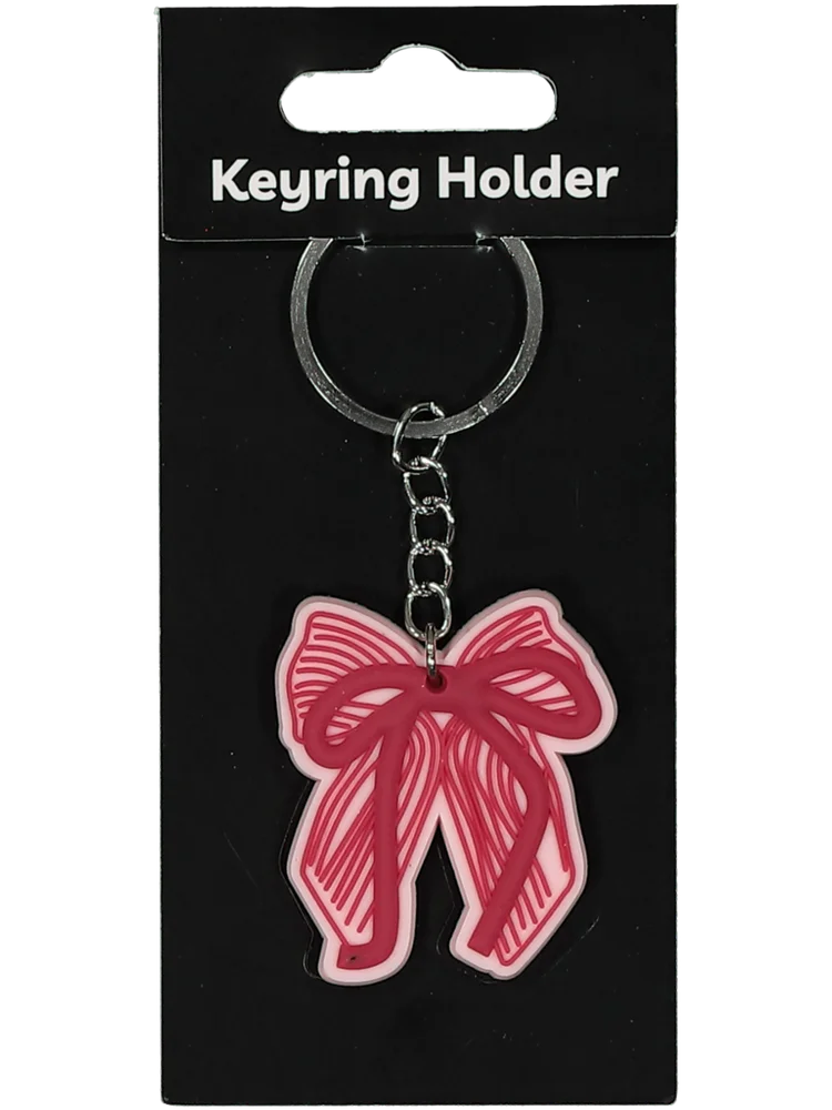 Pink Bow Keyring Holder – PEP Online