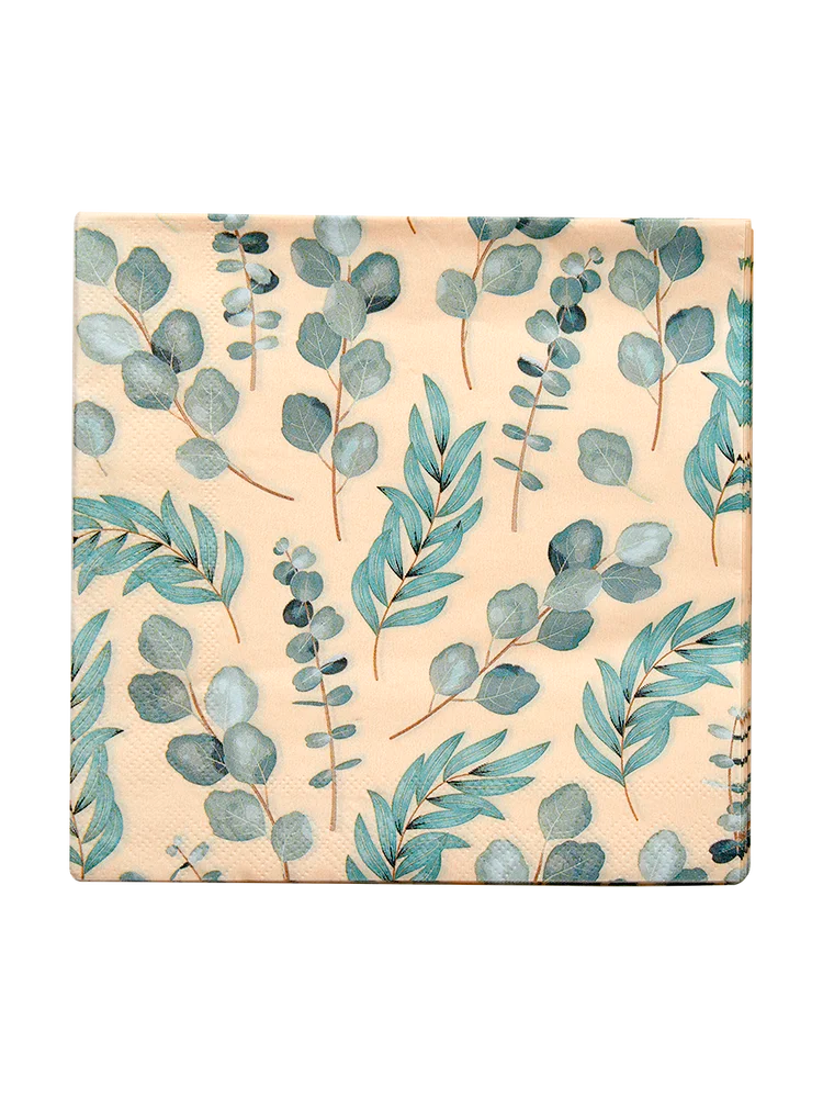 Leaf Pattern Paper Serviettes – PEP Online