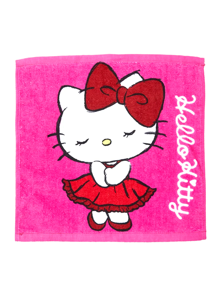 Pink Hello Kitty Cotton Face Towel – PEP Online