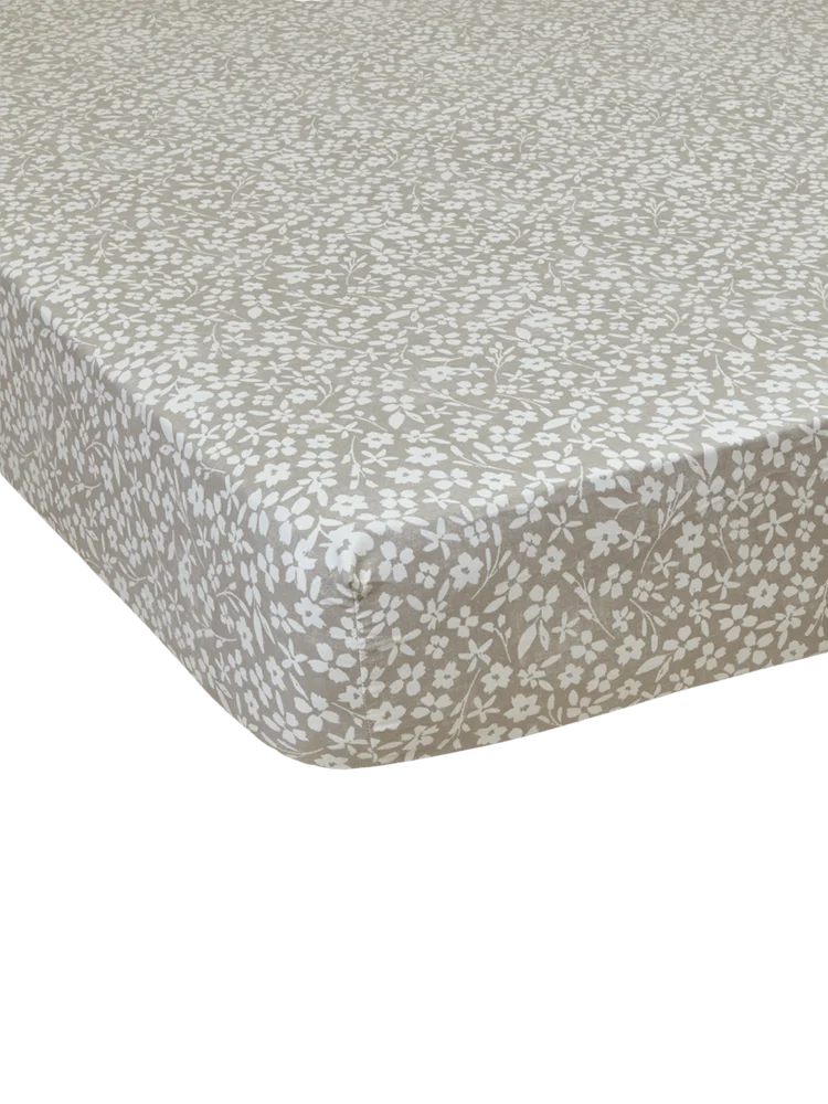 Soft Floral Print Queen Bed Winter Fitted Sheets – PEP Online