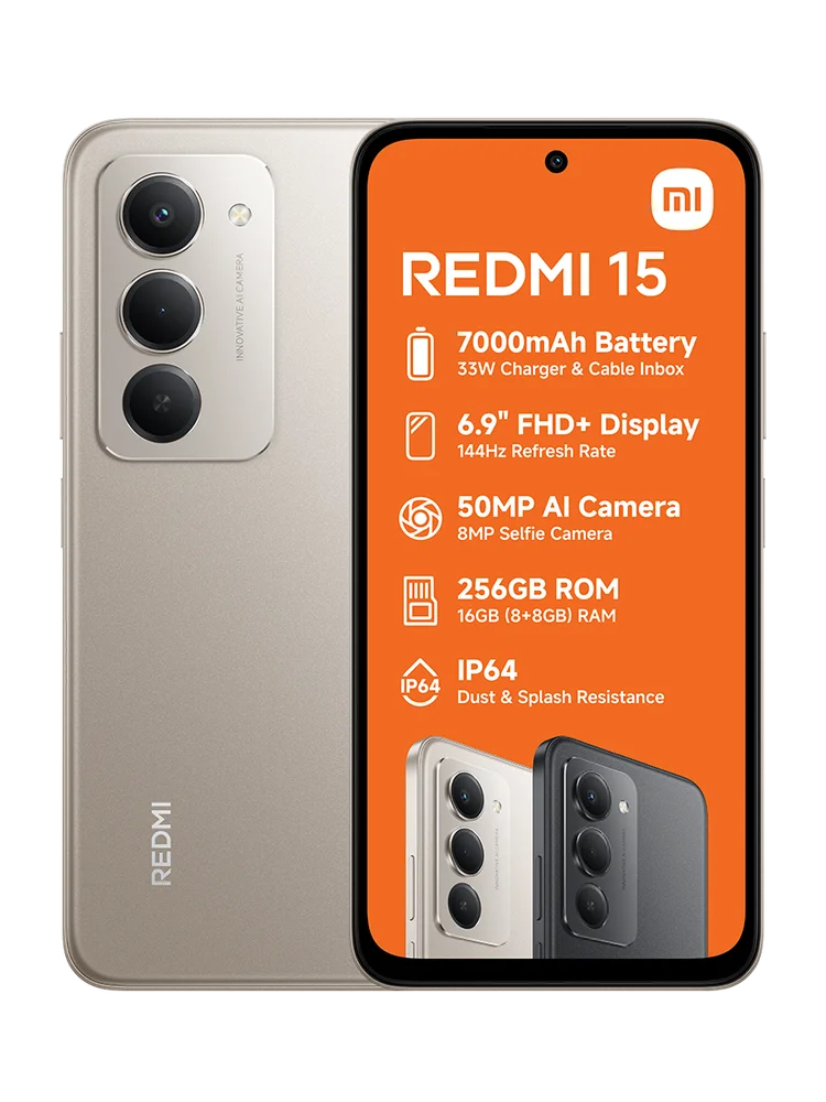 Redmi 15 Titan Grey – PEP Online