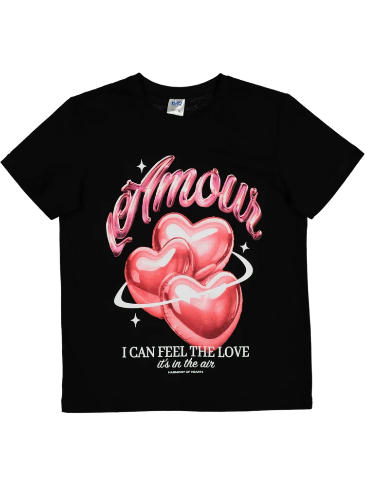 Black Graphic T-Shirt – PEP Online