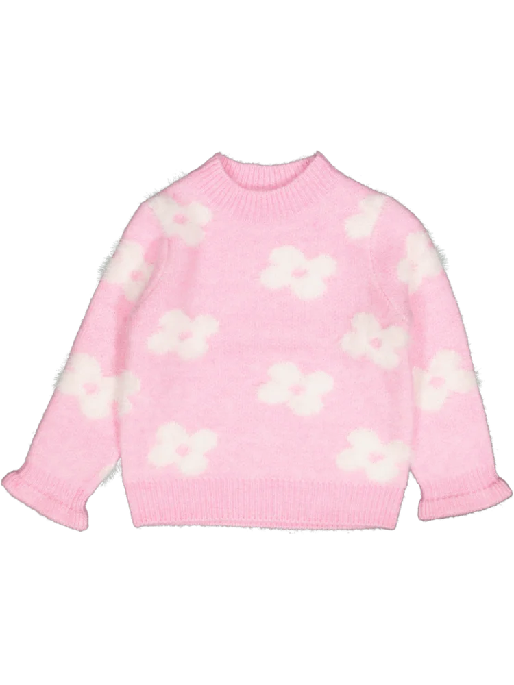 Pink Flower Knit Top – PEP Online