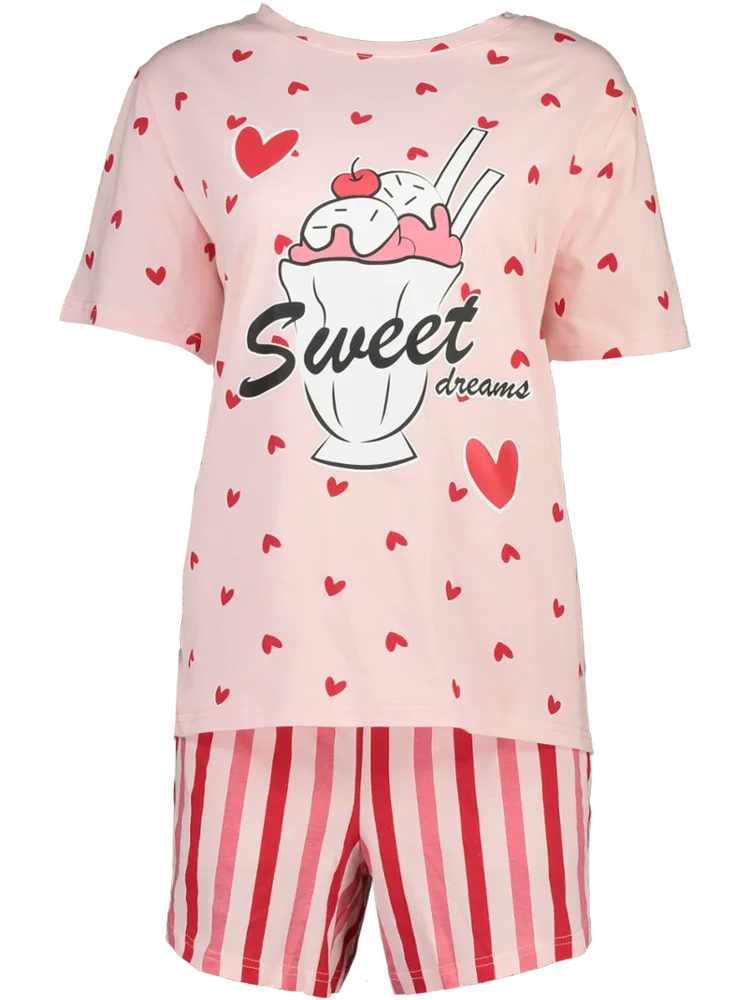 Pink Ice Cream Pyjama Set – PEP Online