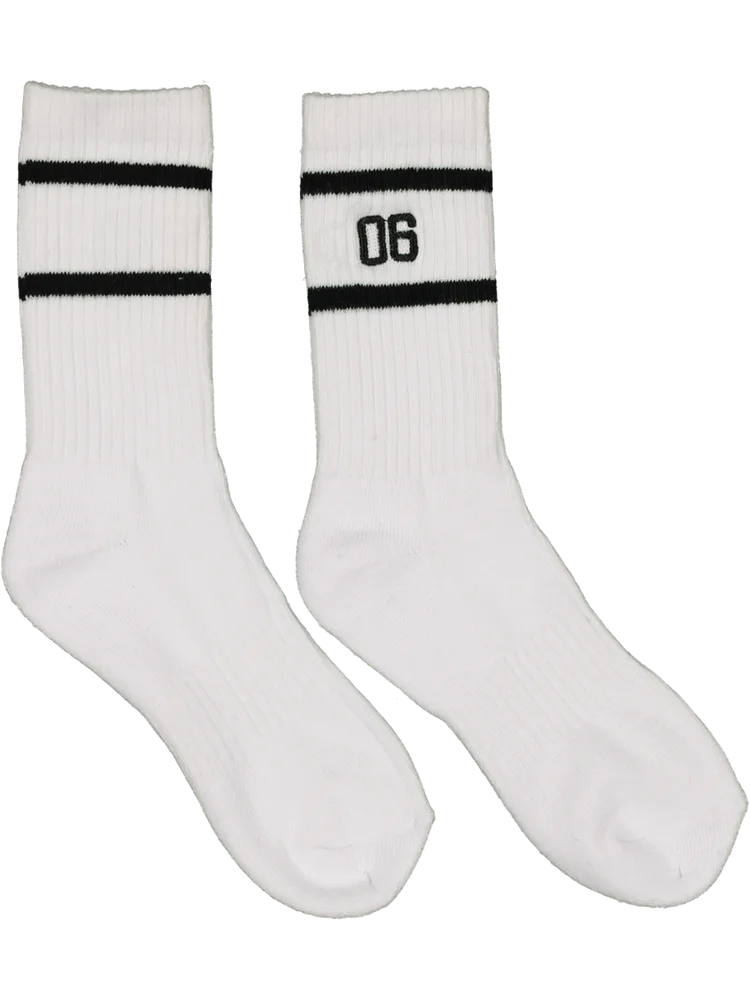 White Single Crew Socks – PEP Online