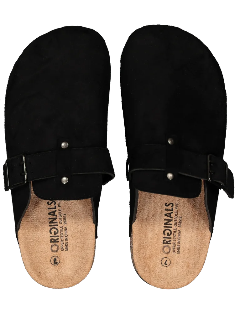 Black Moulded Sandals – PEP Online