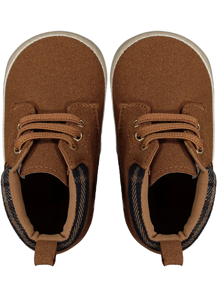 Brown Lace-Up Soft Boots – PEP Online