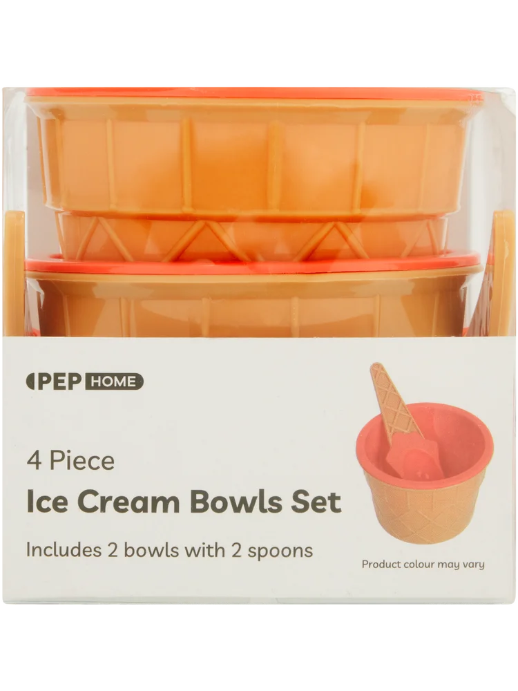 4 Piece Ice Cream Bowls Set – PEP Online